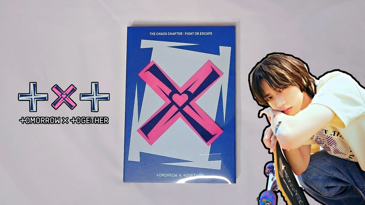 TXT Fight or Escape Album Fight Version | Unboxing español - YouTube