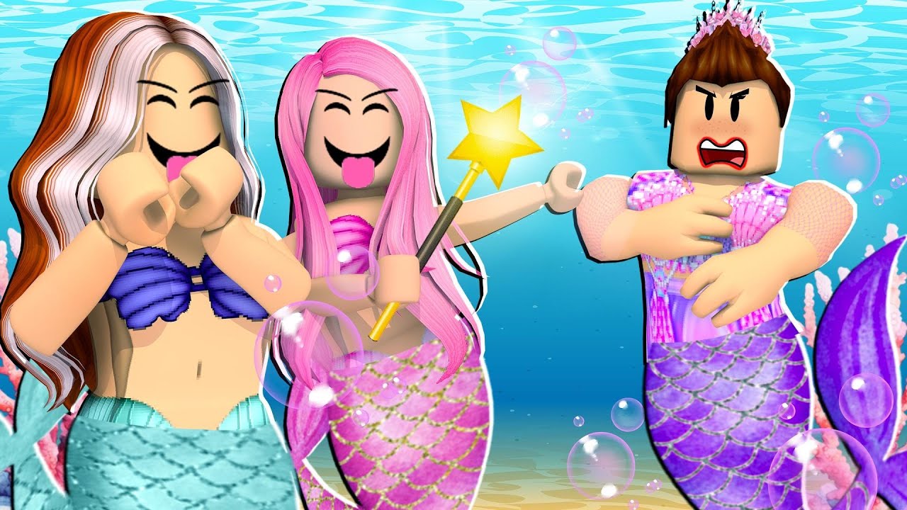 O CRUSH DA MINHA MÃE VIROU UMA SEREIA (Find the Mermaid Roblox) - YouTube