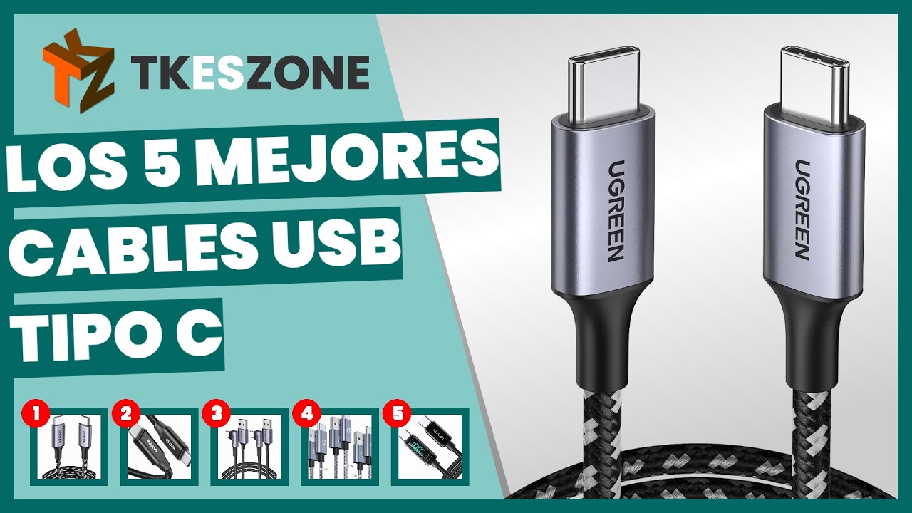 Los 5 mejores cables usb tipo C - YouTube