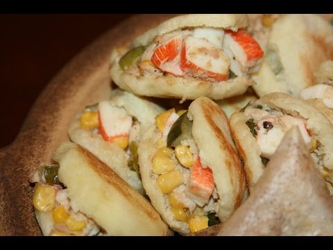 Recette Mini Batbout au Crabe & Maïs - Mini Batbout with Crab & Corn ...