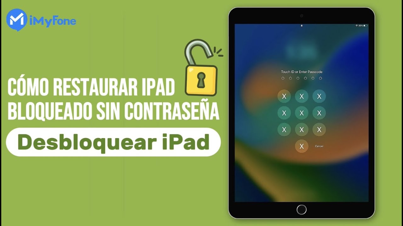 Cómo restaurar iPad bloqueado sin contraseña [4 Formas] - YouTube