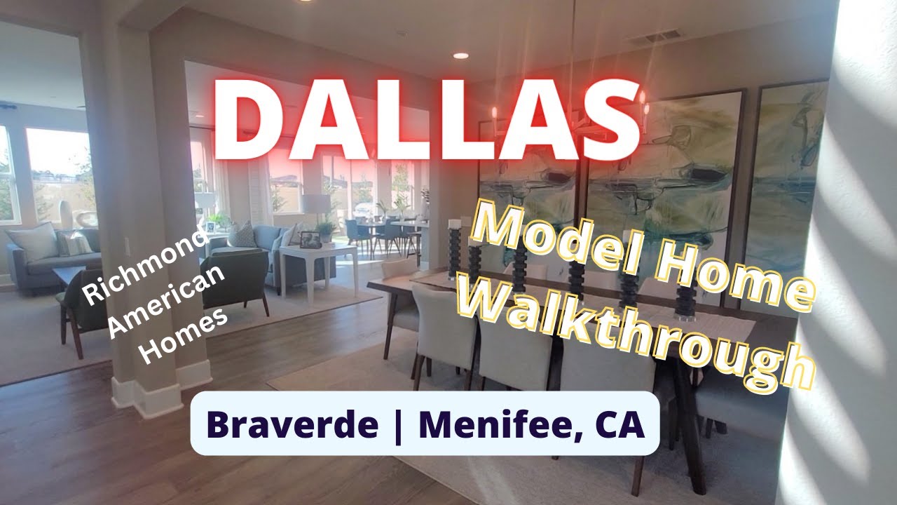 Model Home Walk Through | Dallas | Legacy @ Braverde | Richmond ...