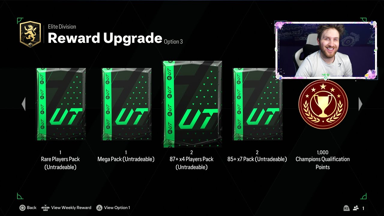 NEW Division Rivals Rewards!! Elite 87+ x 4 FUT Birthday Rewards! PSN ...