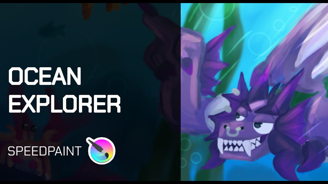 OCEAN EXPLORER 🌊 [ SPRUNKI KINSONA SPEEDPAINT ] 【DR4G0N】 - YouTube