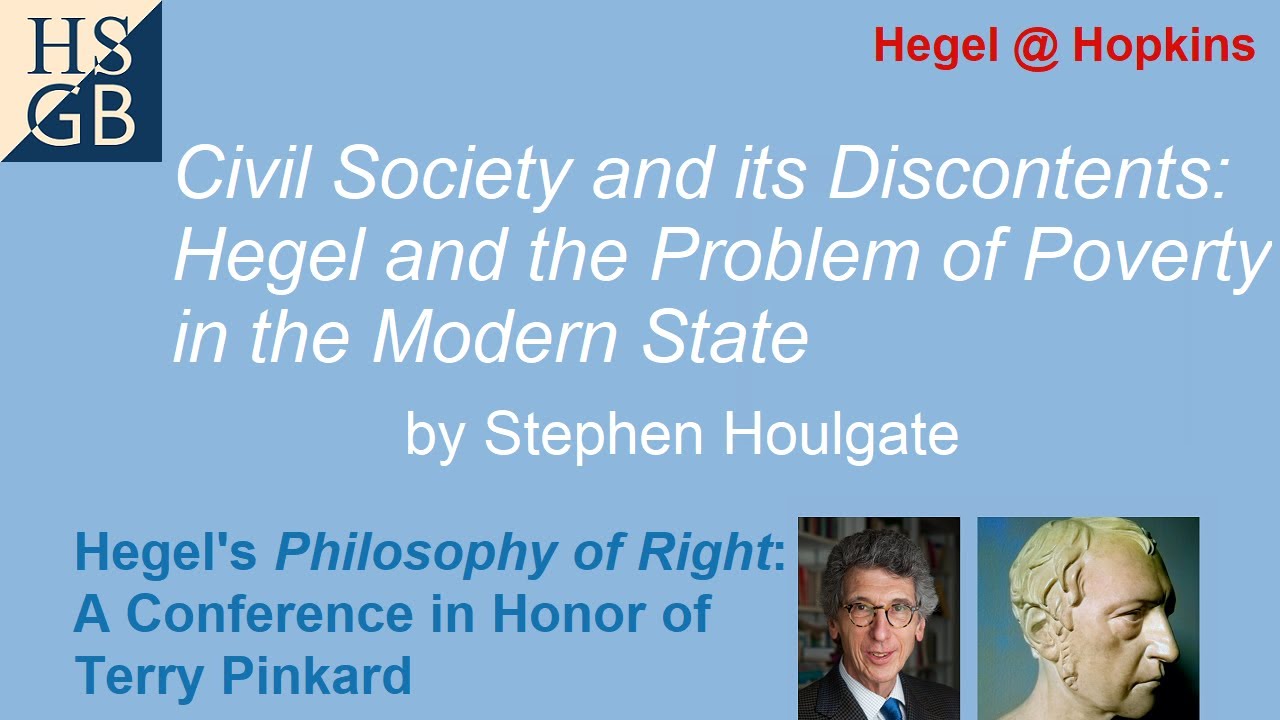 Stephen Houlgate | Civil Society and its Discontents: Hegel ... Poverty ...