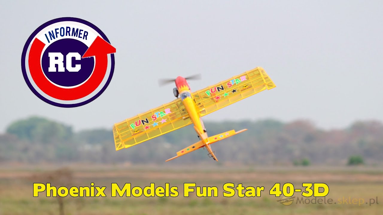 Phoenix Models Fun Star 40-3D - YouTube
