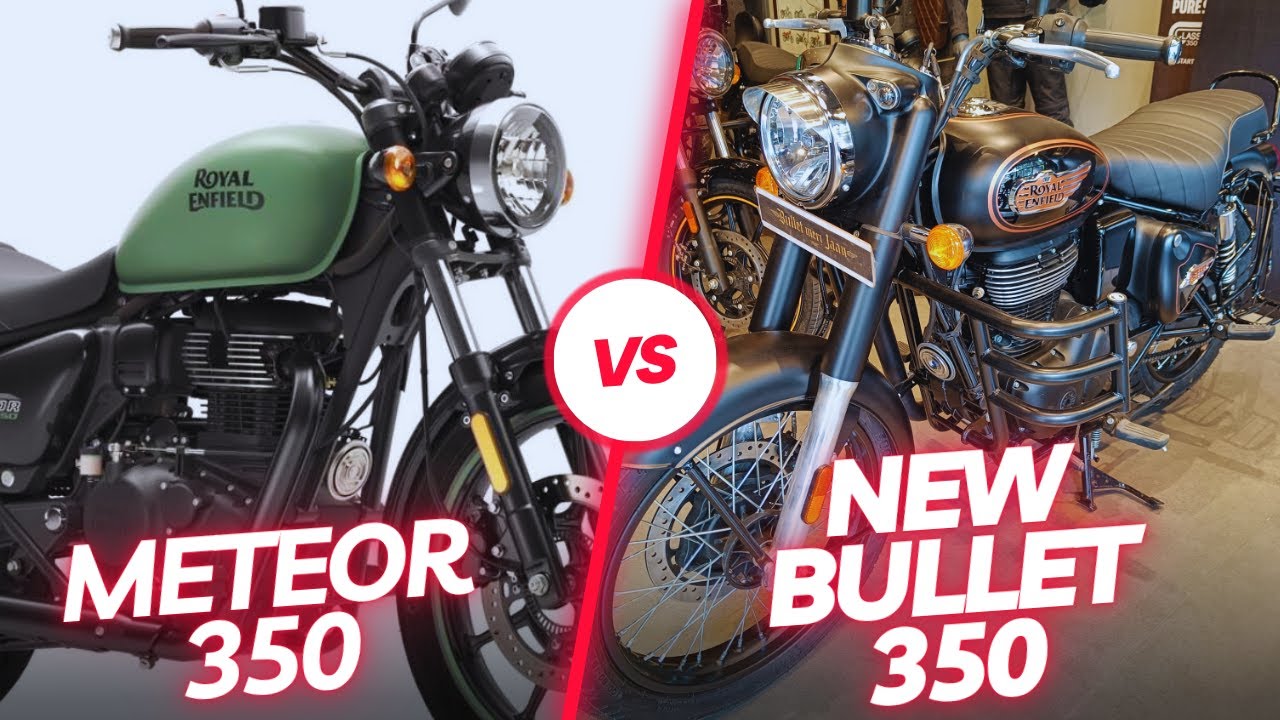 Royal Enfield Meteor 350 VS New Bullet 350 || Complete Review ...