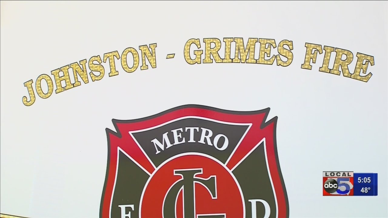 Johnston and Grimes combine fire departments - YouTube