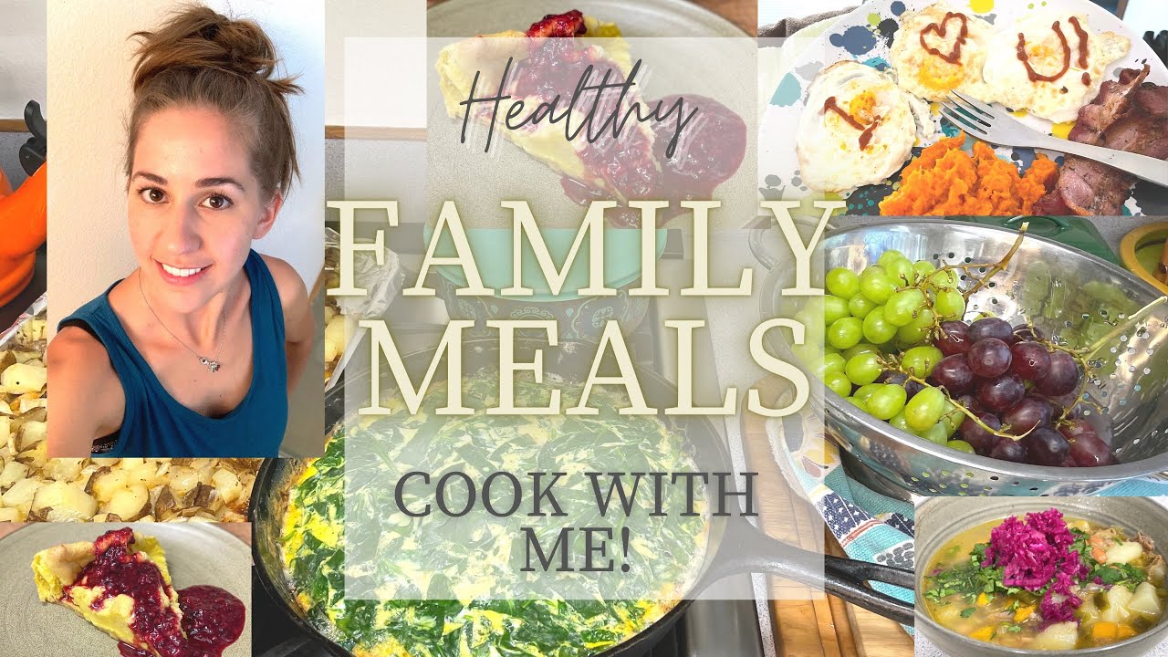 COOK WITH ME! | DELICIOUSLY HEALTHY Large Family Recipes for Breakfast ...