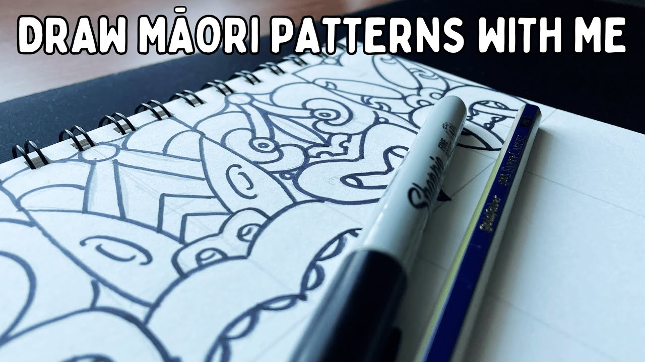 Drawing Māori Art: Wheku Series Part 2 of 4 – Chill & Create With Me ...