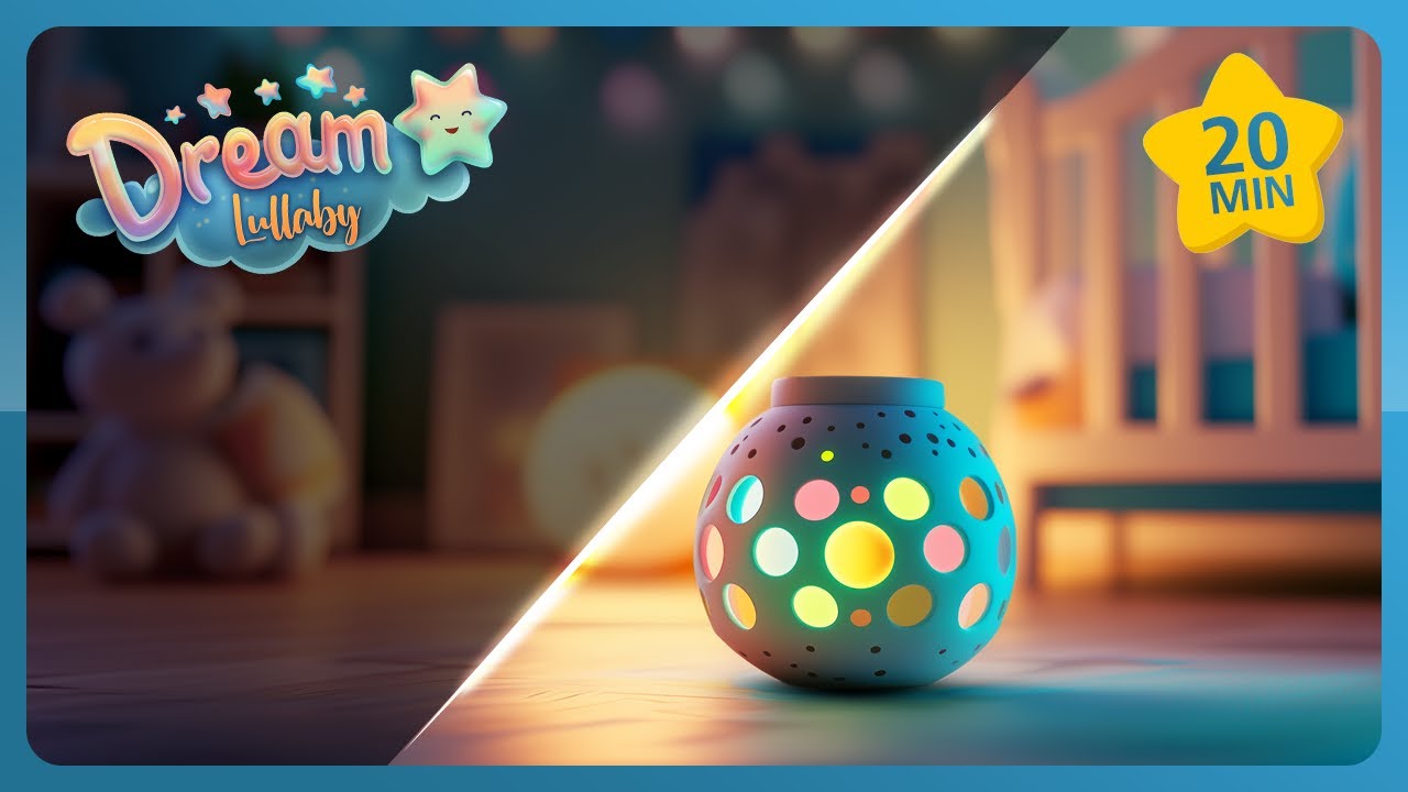 Lullaby for baby to go to sleep ️♫ Lantern light with soothing music ...