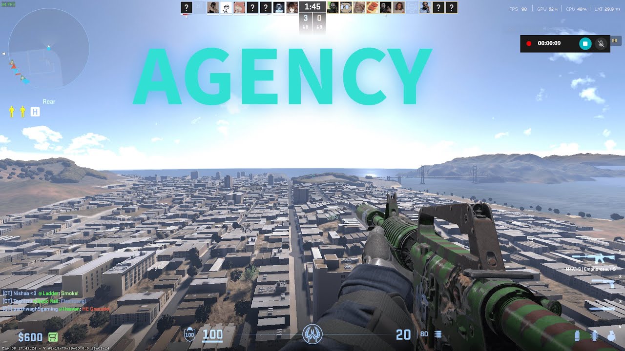 AGENCY IS BACK!!!! RETURN OF AGENCY IN CS2!!! COUNTER-STRIKE 2 GAMEPLAY ...