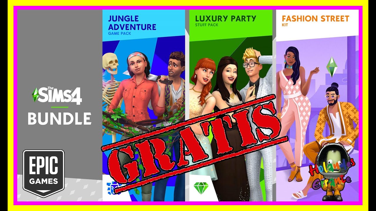 Los Sims 4 Estilo de Vida Atrevido - Colección - 🎮 GRATIS 🎁 en Epic Games!!!!! - YouTube