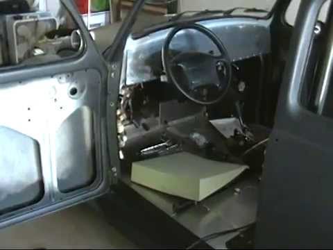 Install gauge assembly in VW bug dashboard #478 - YouTube
