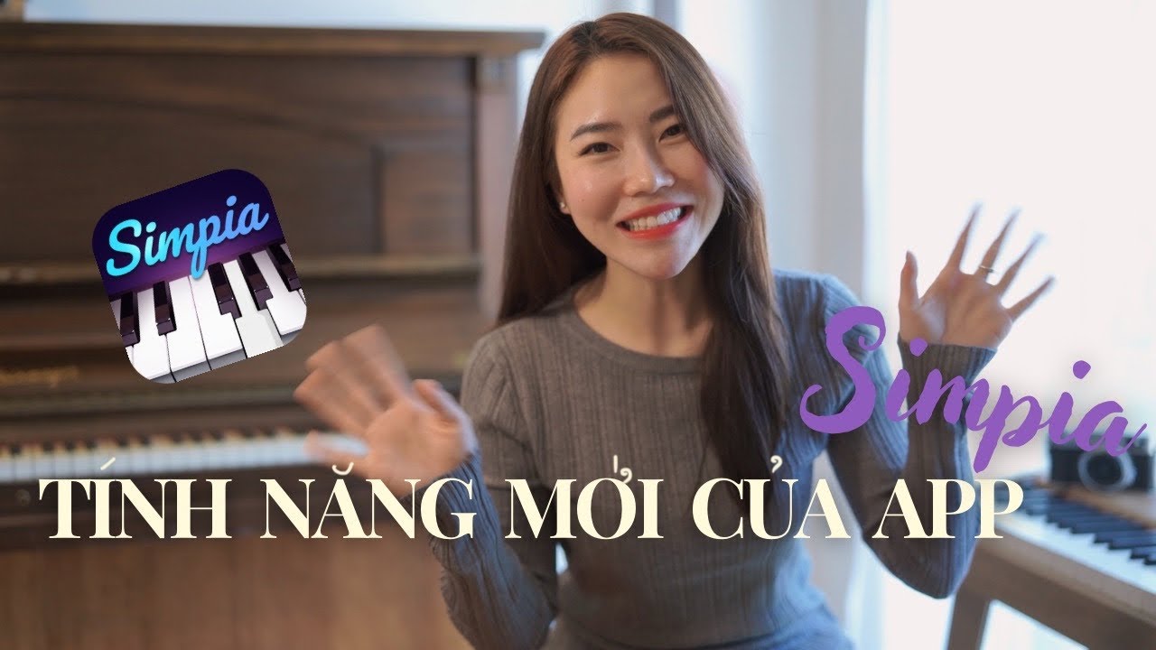 Tính năng mới rất hay của app Simpia dành cho người học piano! - YouTube