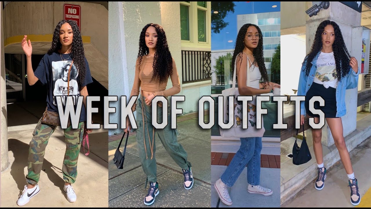 WEEK OF OUTFITS | WHAT I AM WEARING IN QUARANTINE - YouTube