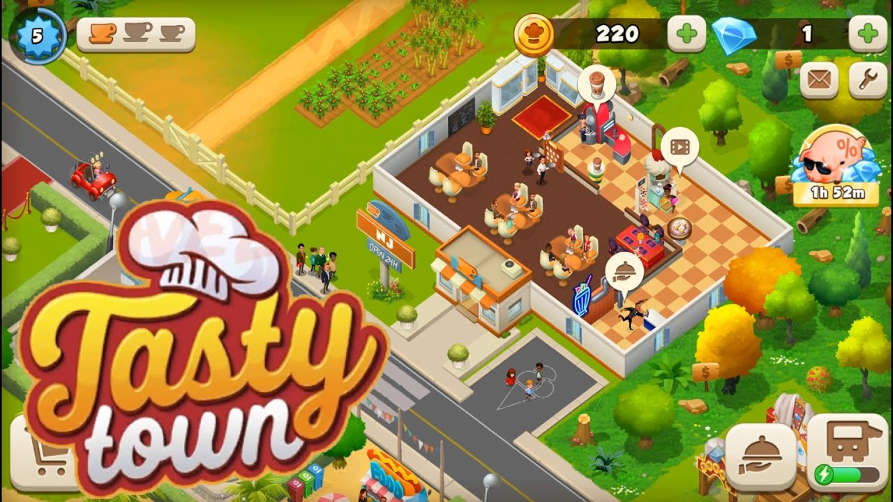 Tasty Town | Addictive Cooking & Restaurant Game - YouTube