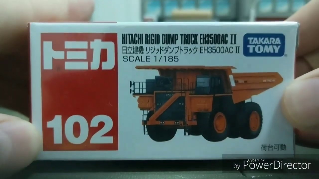 2009年HITACHI RIGID DUMP TRUCK EH3500AC II 日立建機 (unboxing) - YouTube