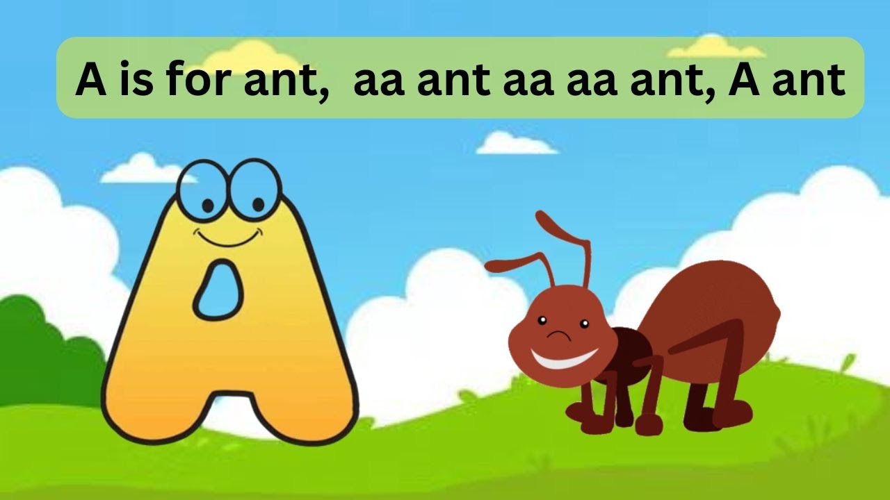"Animal Alphabet Phonics Song for Kids" | A is for ant aa aa ant. - YouTube