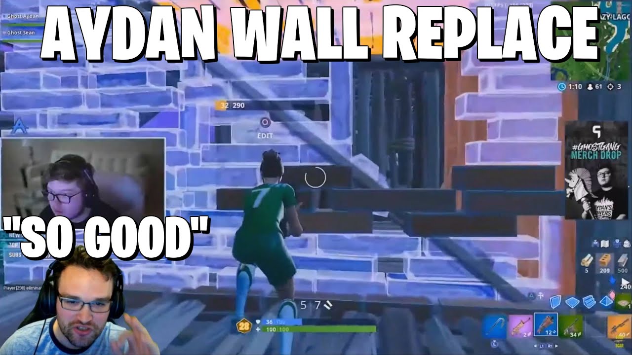 Learning Ghost Aydan's AMAZING Controller Wall Replace **Fortnite ...