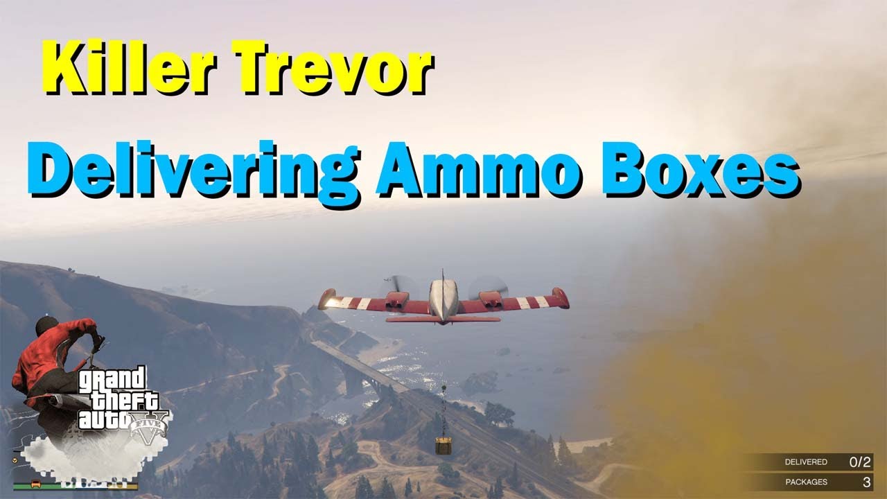 How To Deliver Package With Chopper In GTA V | Killer Trevor Delivering ...