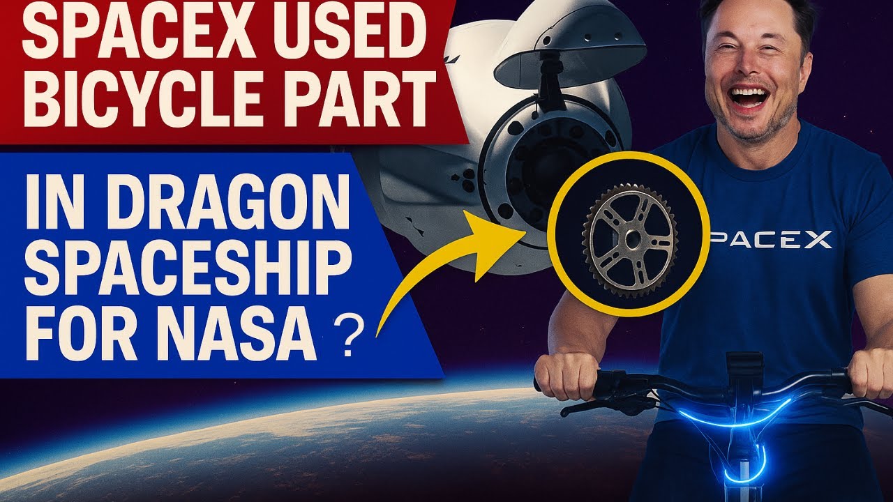 SPACEX USED BICYCLE PART IN DRAGON SPACESHIP FOR NASA! - YouTube