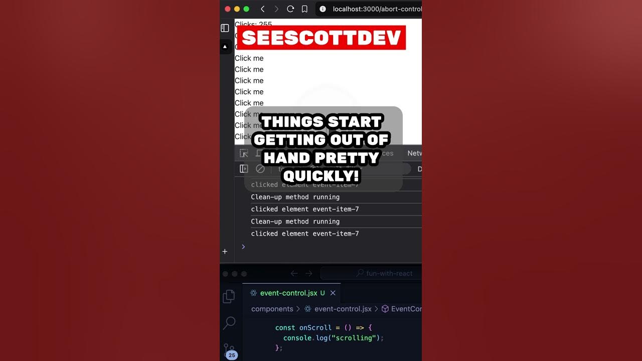 React useEffect + AbortController = ️ - YouTube