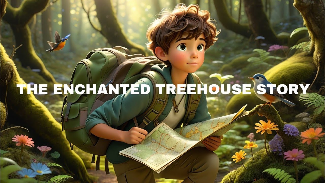 The Enchanted Treehouse Story | Animated Adventure Story For Kids - YouTube