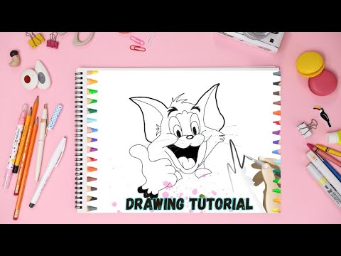 HOW TO DRAW TOM (DRAWING TUTORIAL FOR KIDS) #pencilquiver #drawingtutorial - YouTube