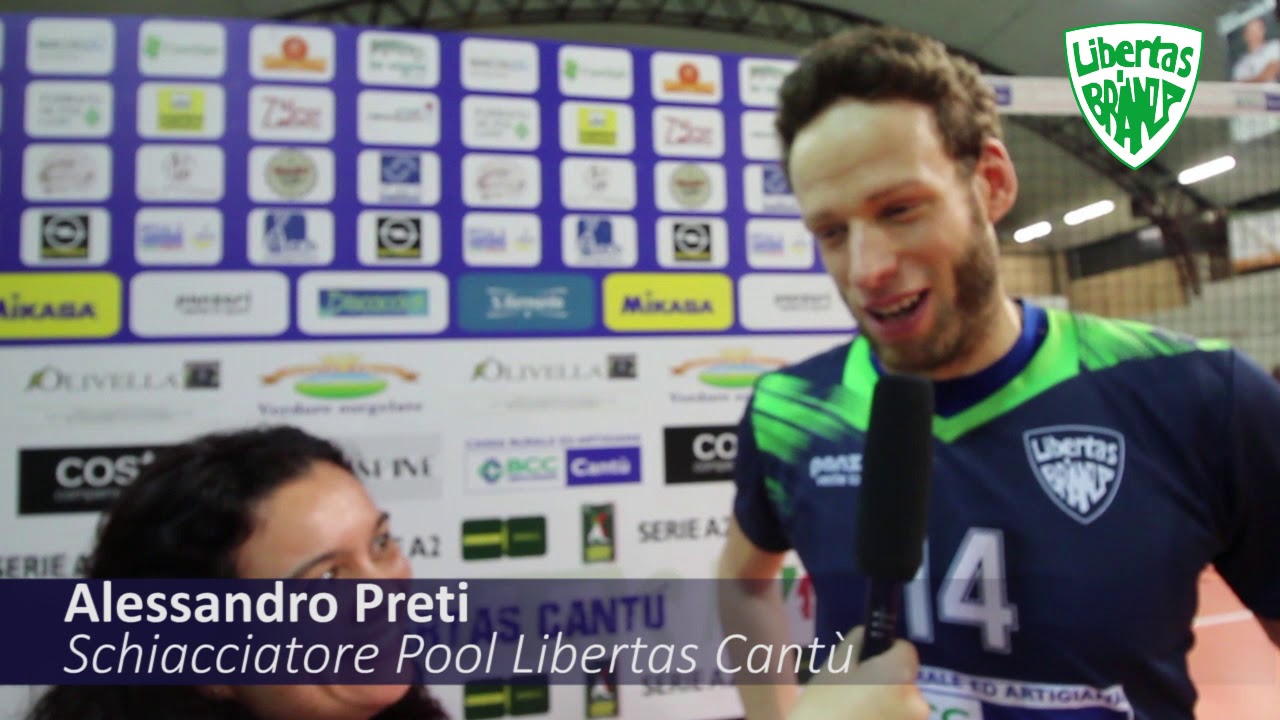 Alessandro Preti dopo la vittoria in semifinale playoff - YouTube