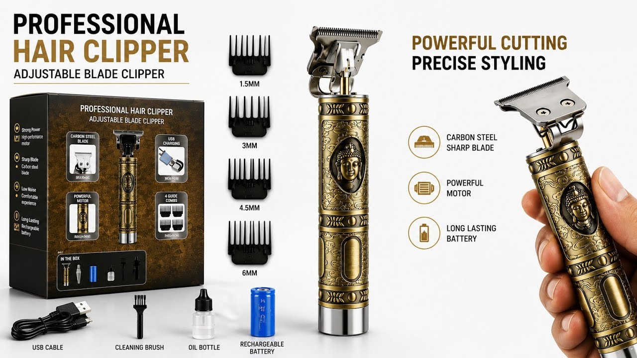 Buddha Trimmer Metal Body Full Body Best Beard Trimmer Review - YouTube