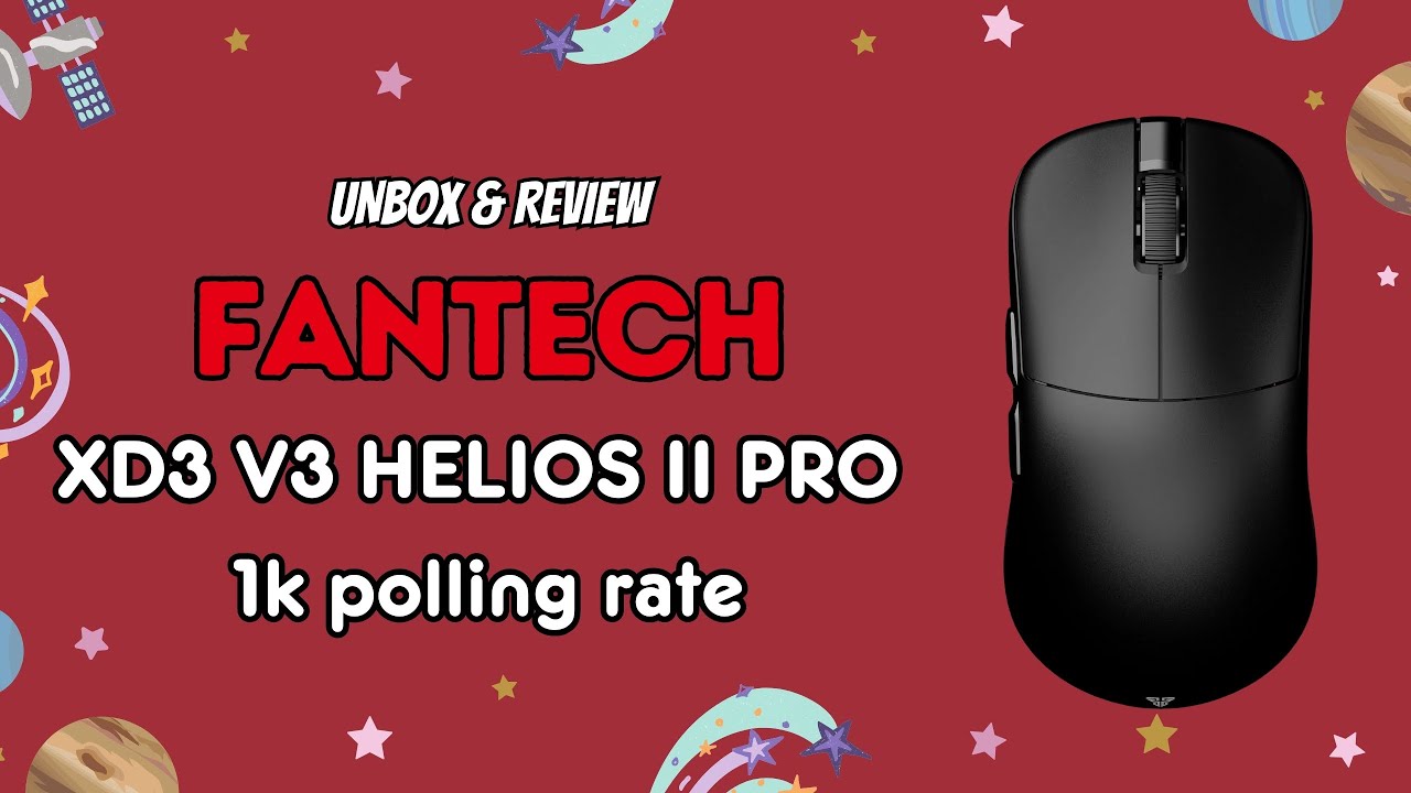 FANTECH HELIOS Pro Wireless 1k polling rate | เมาส์เกมมิ่งราคาดี สเปค ...
