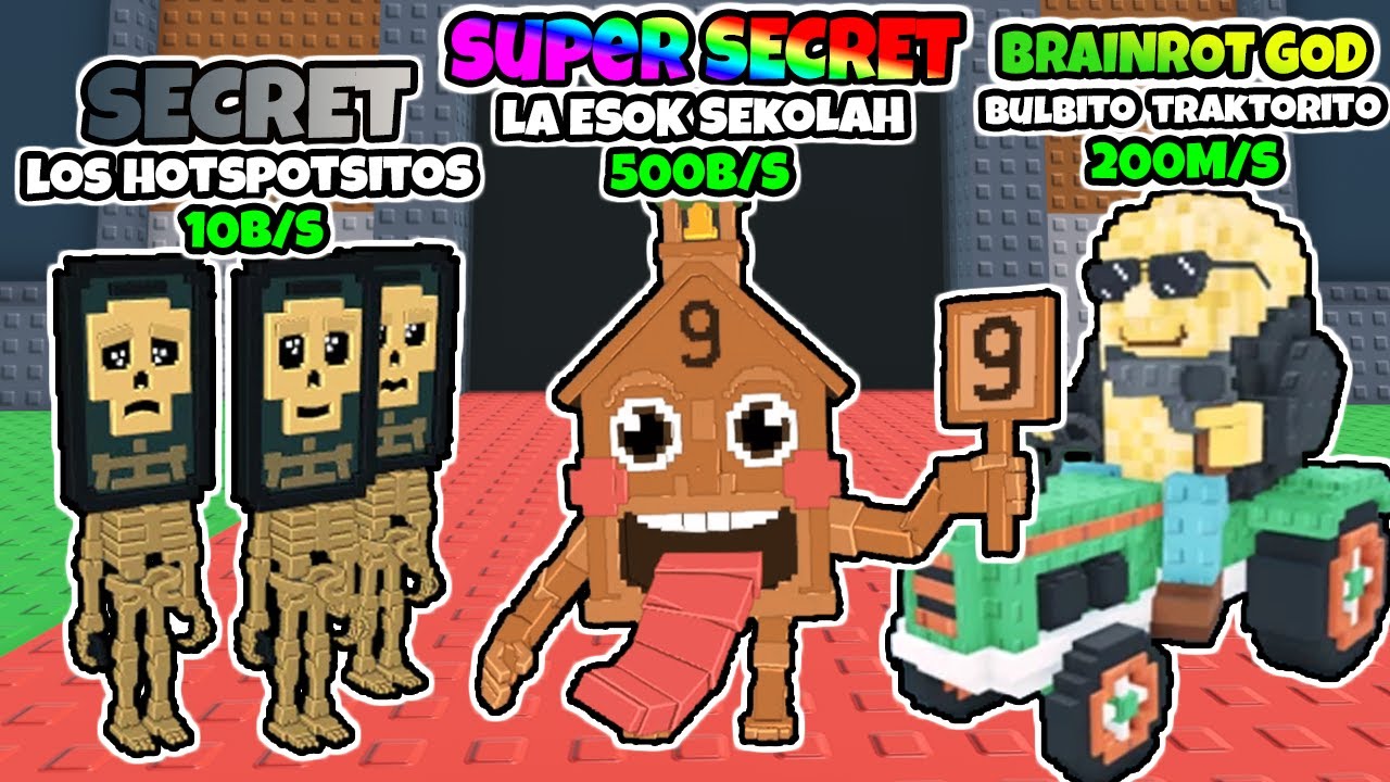 JAK ZDOBYĆ WSZYSTKIE NOWE SECRETY Z NOWEGO UPDATE W STEAL A BRAINROT ...