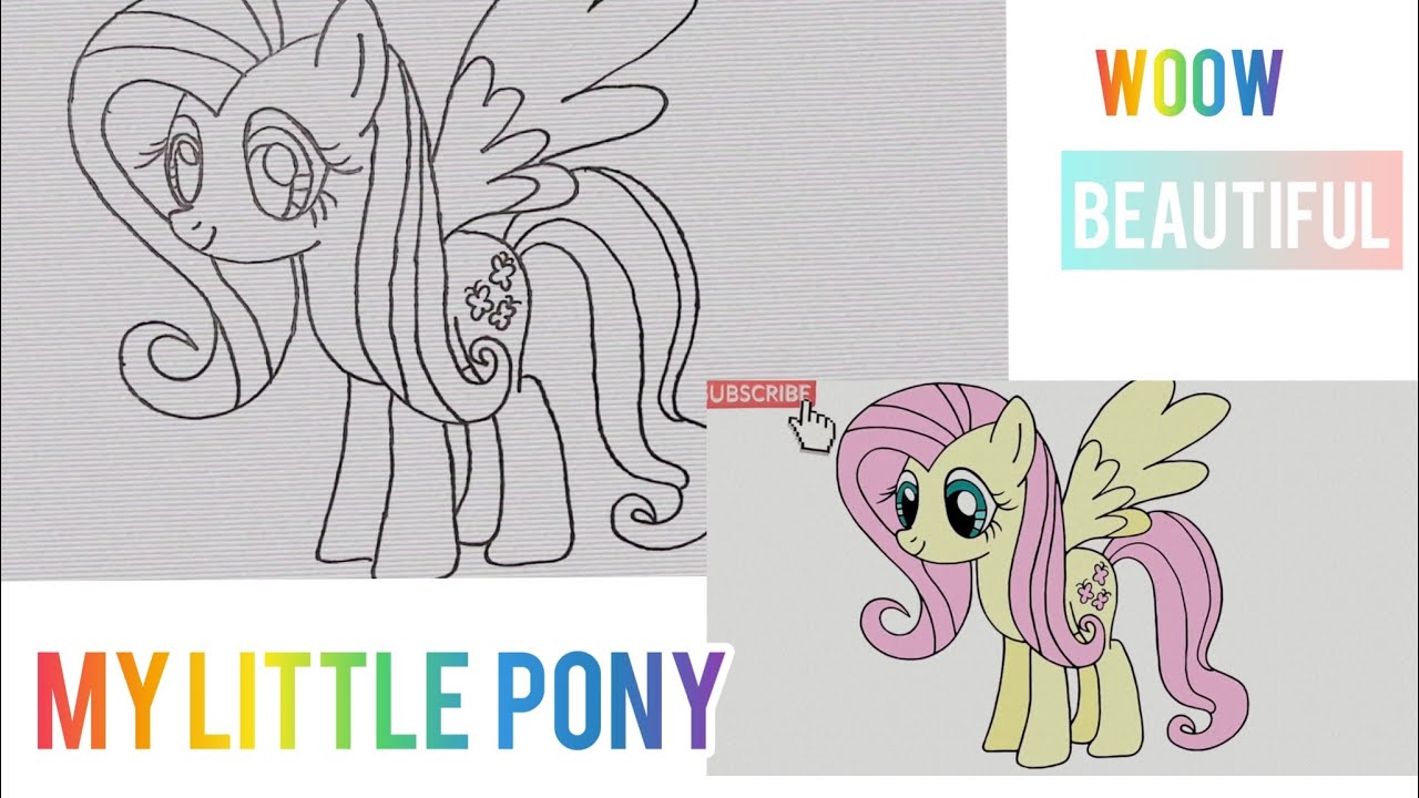 How to draw my little pon. Drawing my little pony. #drawing # ...