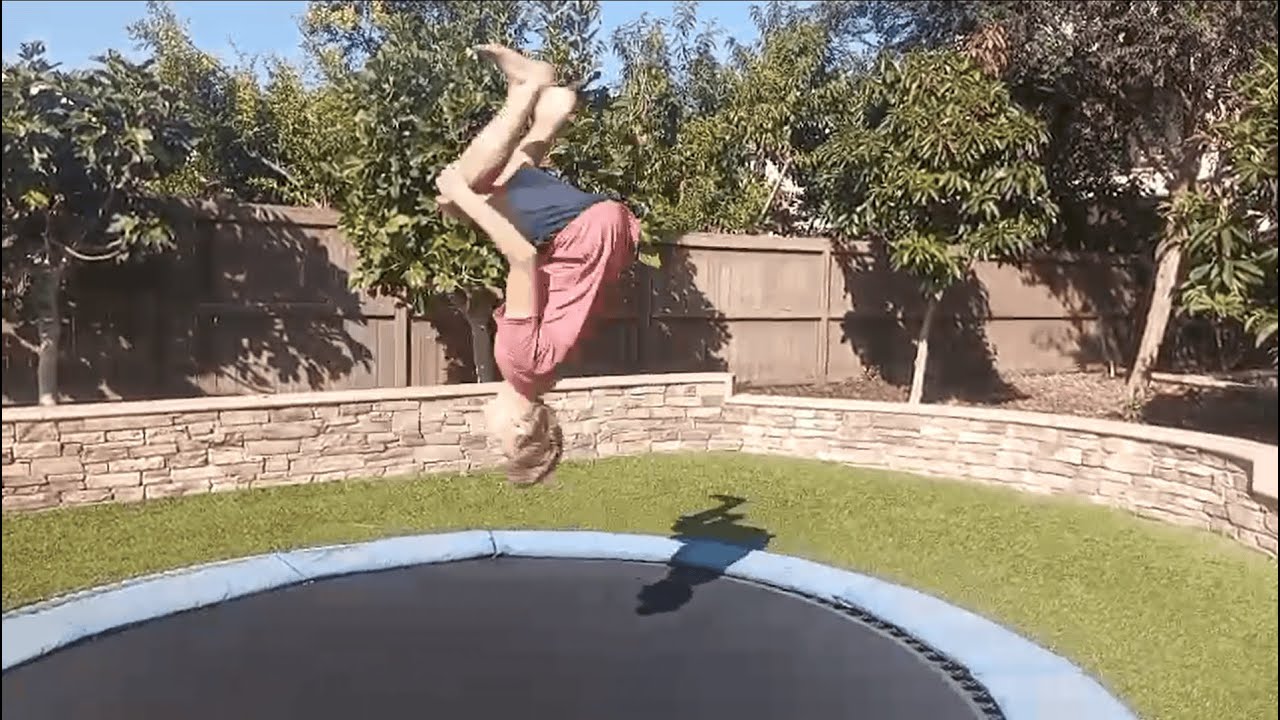 How To Do A Backflip On A Trampoline - YouTube