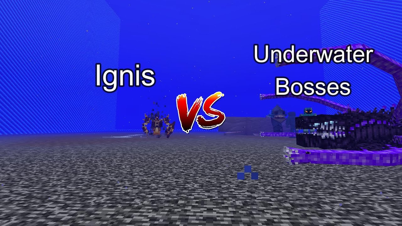 Ignis vs Underwater Bosses Mob Battle Minecraft - YouTube