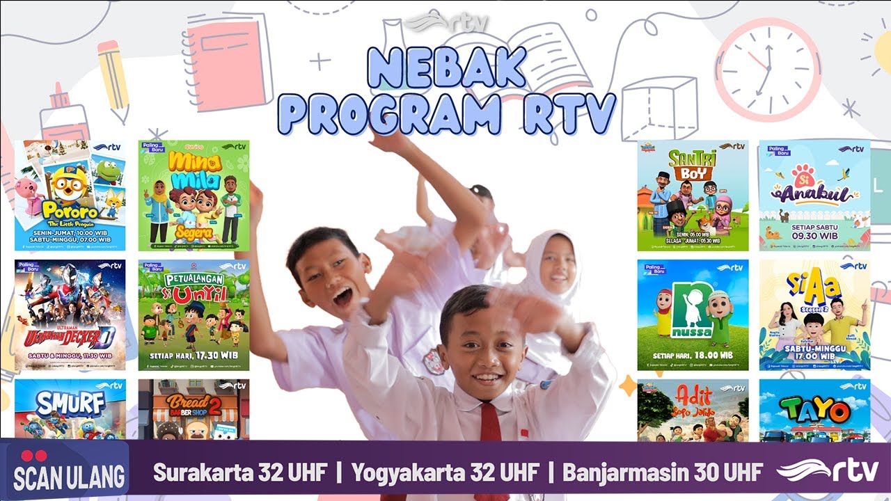 NEBAK PROGRAM RTV DI SDN NATA ENDAH 02| Nobar Bioskop RTV - YouTube