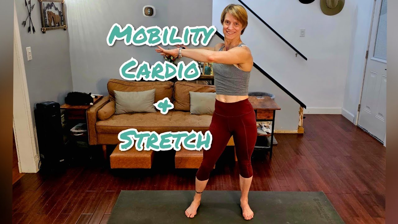 Get Moving: Dynamic Cardio and Stretching Workout! - YouTube