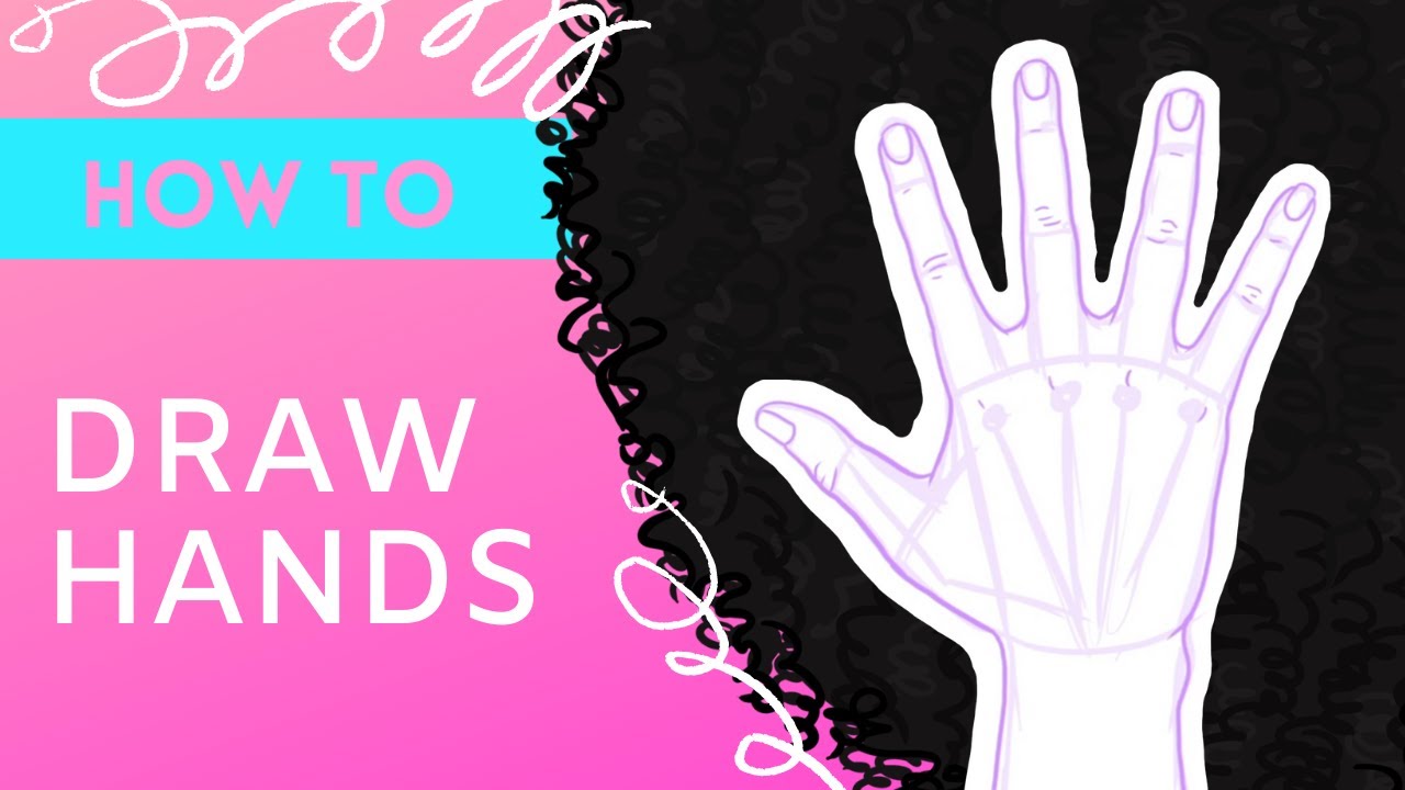 HOW TO DRAW HANDS (So you can defeat AI Artists) | Easy Digital Drawing ...