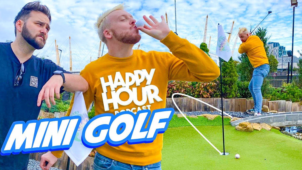 CAN JAACKMAATE BEAT ME AT MINIGOLF?! | HAPPY HOUR GOLF SPECIAL w ...