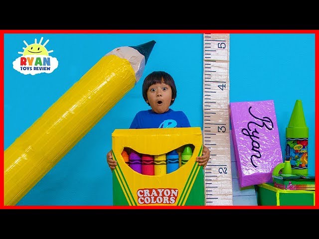 Ryan Pretend Play Magical Giant School Supplies Back To School ...