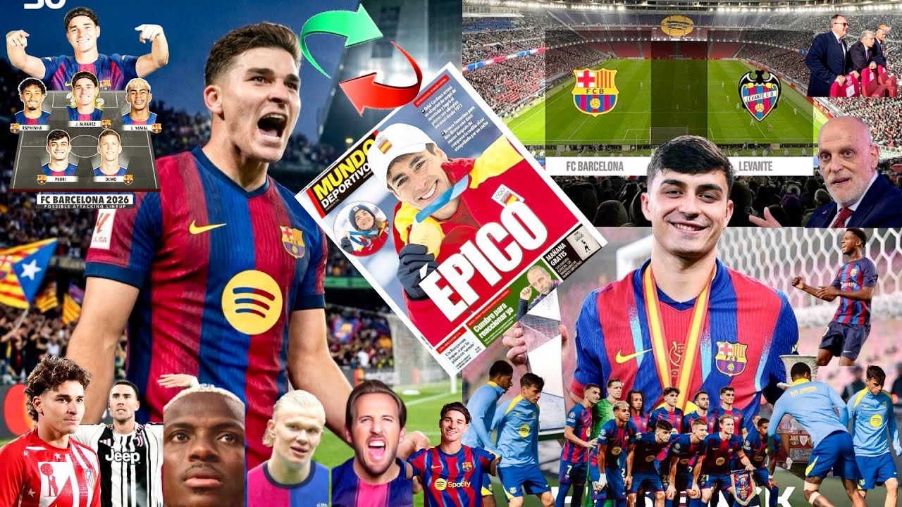 🚨JULIAN ALVAREZ JOUERA POUR LE BARCA APRES LA CDM.. !? / HANSI FLICK A ...