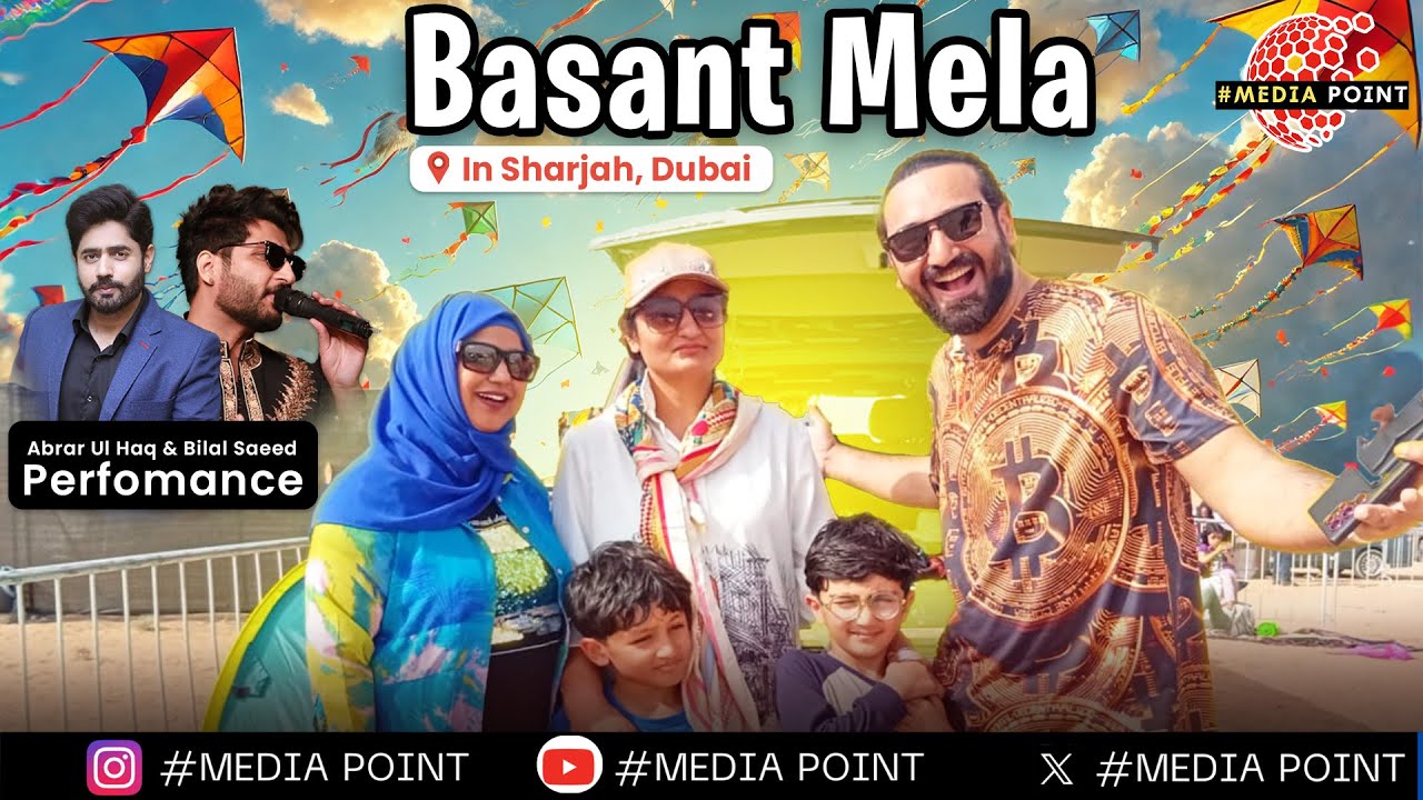Pakistani Community Celebrates Basant in Sharjah | Abrar Ul Haq & Bilal ...