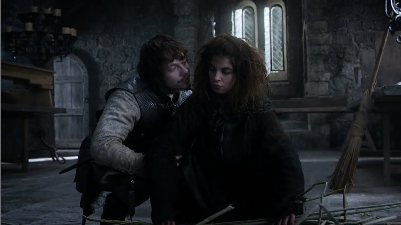 Game of Thrones - Maester Luwin "Saves" Osha From Theon - YouTube