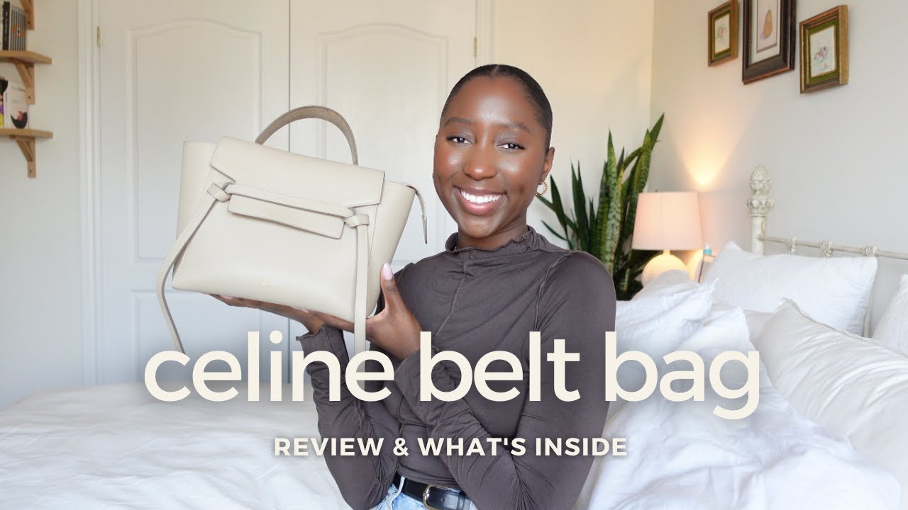 Celine Micro Belt Bag Review | What Fits Inside / Work Bag? - YouTube