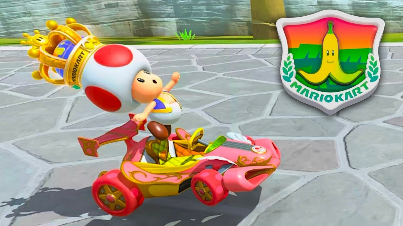 Toad Roadster Royale Kart Banana Cup Winner - Mario Kart World - YouTube