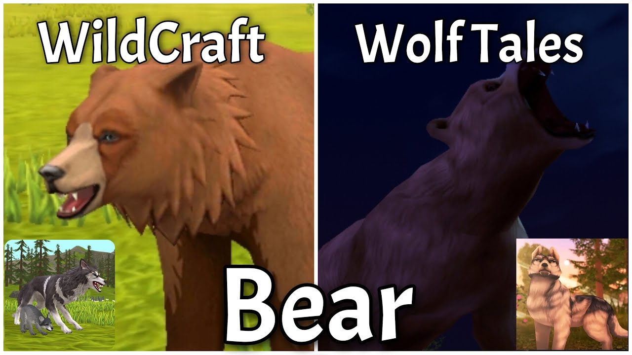 WildCraft Vs Wolf Tales | Bear | (Added) - YouTube