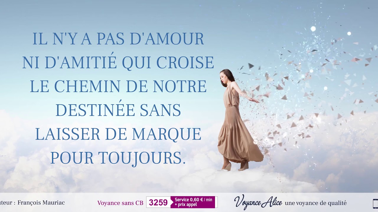 Pensée positive : Le chemin de notre destinée - Voyance Alice - YouTube