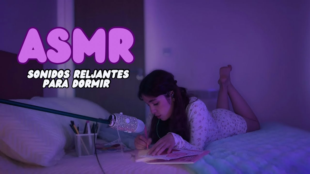 ASMR Relajate conmigo mientras me relajo escribiendo (Para Domir ...
