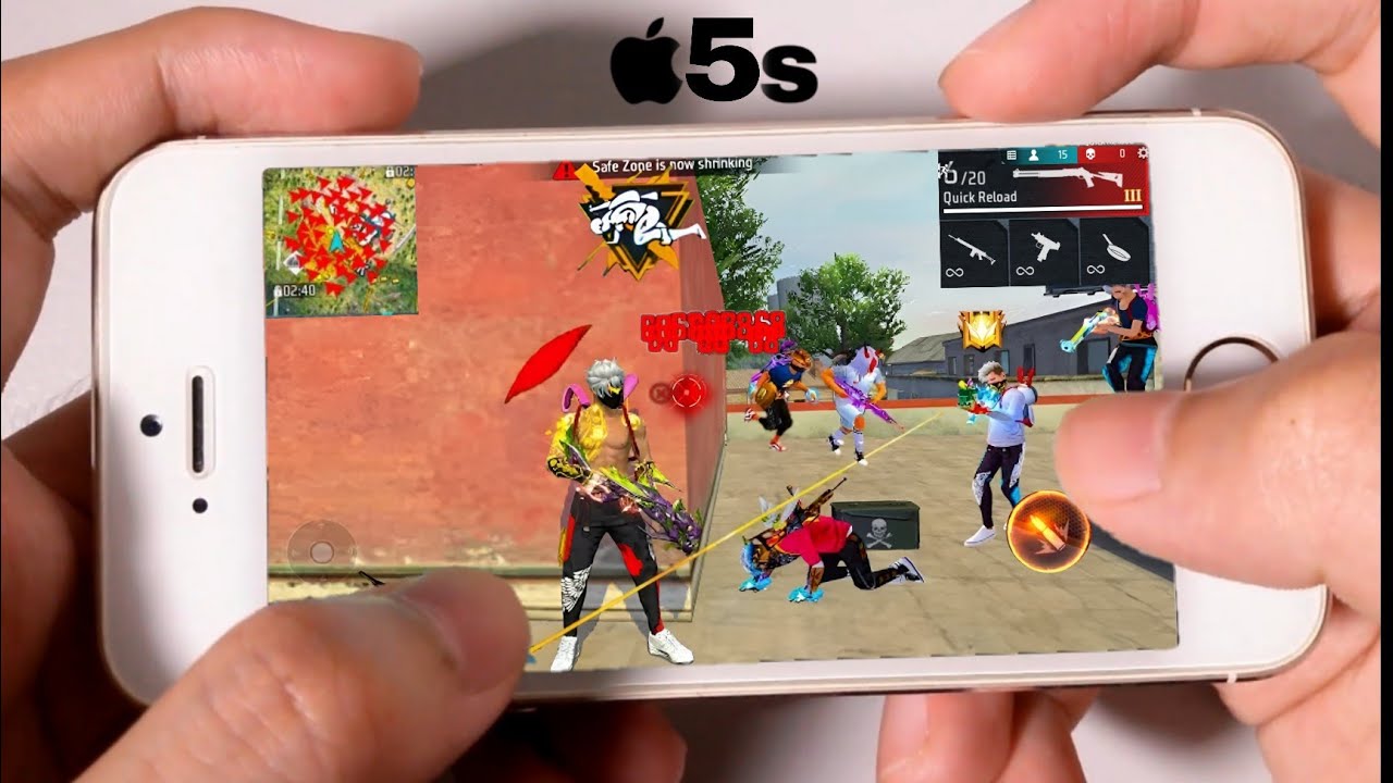 Iphone 5s back Free Fire Gameplay ⚙️Settings Free Fire max HUD+DPI+ ...